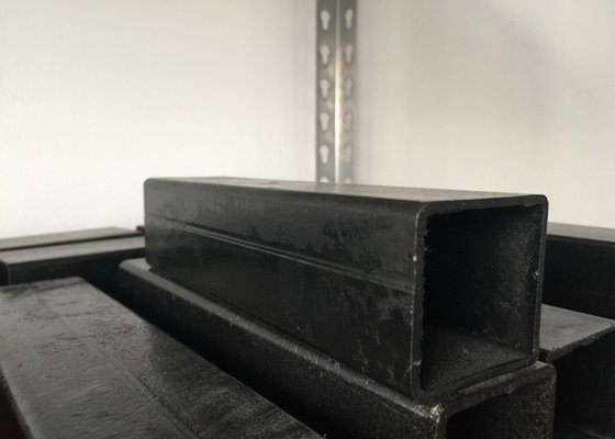 Hot Rolled Black S355JR Square Steel Pipe Metal Square Tube CE