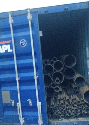 Building Material Low Carbon Hot Rolled Solid Steel Bar Cutting / Bending