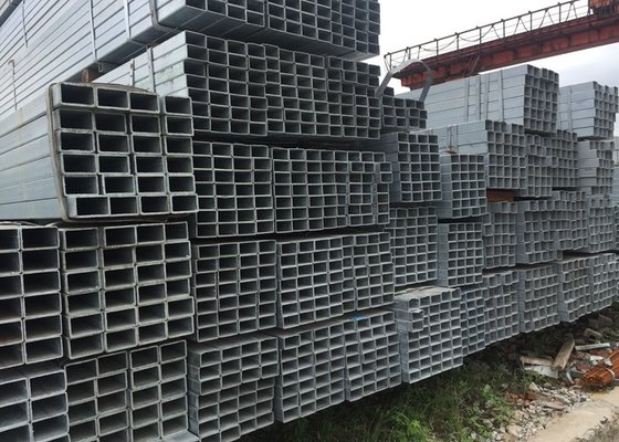 GB Standard Q235 Black Square Steel Pipe Galvanized Mild Steel Square Tubing