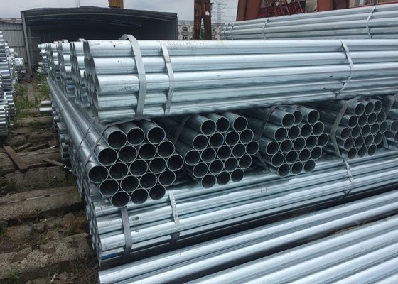 Carbon Steel Galvanize S235JR Welded Steel Round Tubing , Mechanical Seamless Steel Tubing