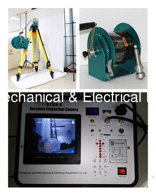 Borehole inspection camera with automatical 360 degree camera