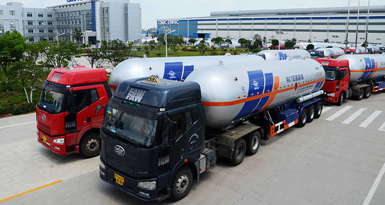 lpg propane transport tank semi trailer road tanker semi-trailer