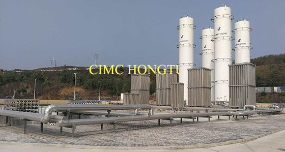 liquid oxygen nitrogen co2 natural gas storage tank and regulator