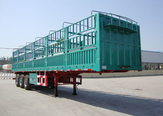CIMC fence cargo trailer 13 m best stake trailer with fence for bulk cargo transporting using