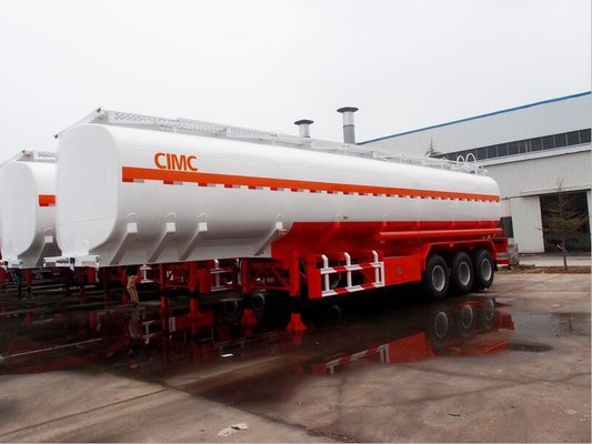 CIMC compartment optial oil tank trailer fuel tank semi  trailer for sale