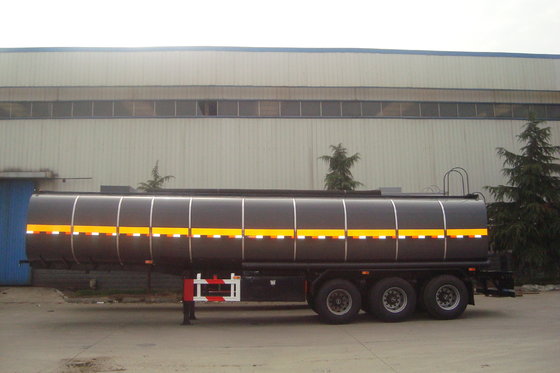 CIMC 3 axle  fuel trailer fuel tanker trailer carbon steel tank semi trailer for sale