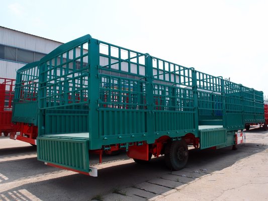 3 axle 40 ton walle trucks flatbed trailer  - CIMC VEHICLE