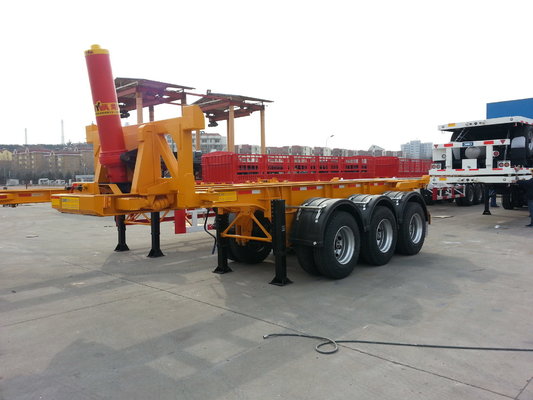 tip chassis for containers hydraulic dump trailer 45 ton  - CIMC VEHICLE