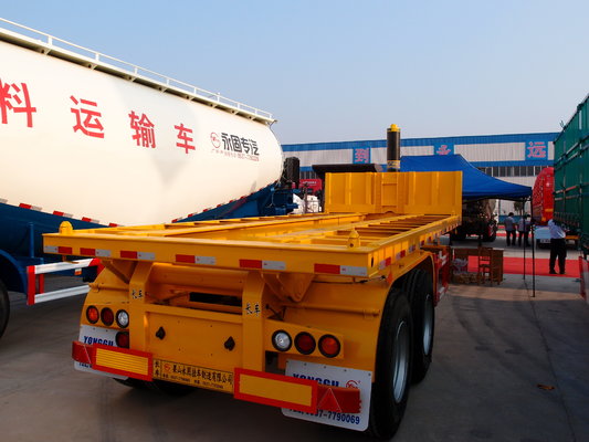 tip chassis for containers hydraulic dump trailer 45 ton  - CIMC VEHICLE