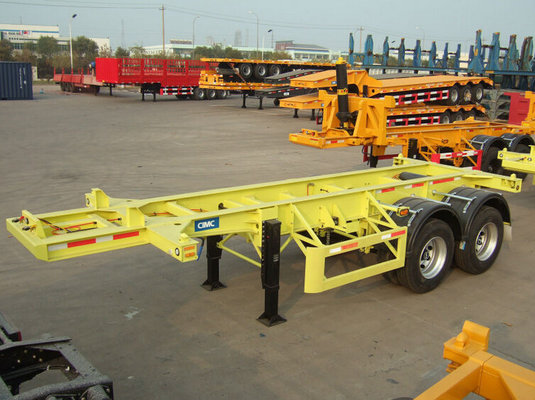 skeleton container trailer 40ft 45ft 48ft flatbed container trailer - CIMC VEHICLE