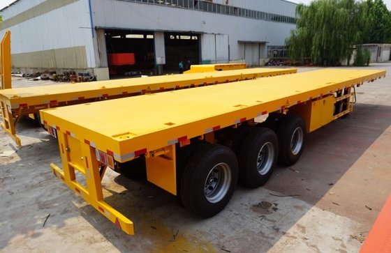 3 axle 40ft extendable flatbed truck  semi trailer - CIMC VEHICLE