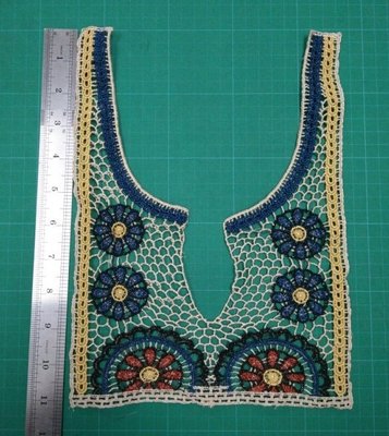 Colorful design style including colorful threads for clothing motif