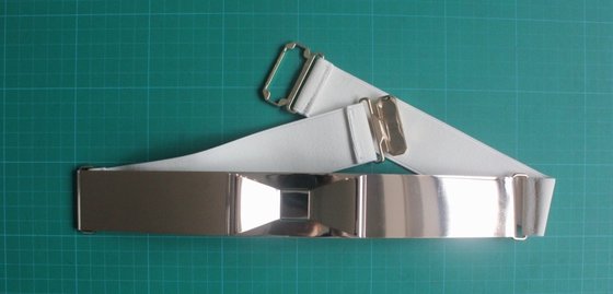 Thin 2cm - 4cm elastic webbing Cloth Belts For Women metal bownot