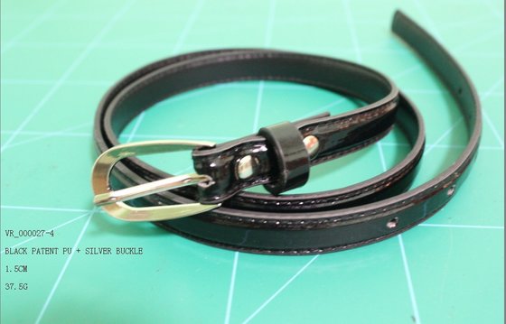 Dress PU Belts For Women width 1.3cm - 1.5cm , OEM and ODM for  trousers and pants