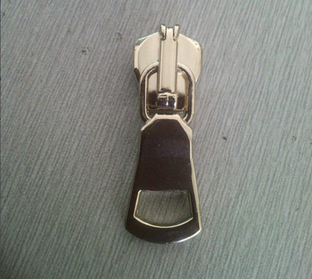 5# / 8# Plating Personalized Zipper Pull Alloy Simple Lightweight