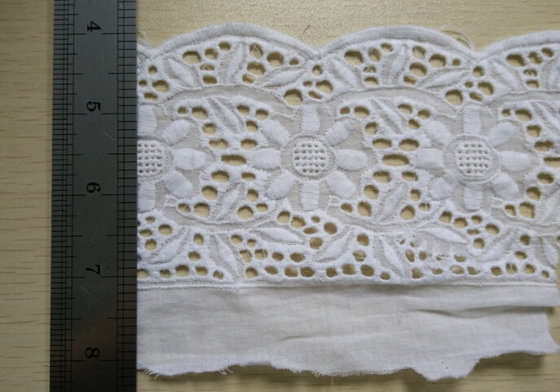 Nature cotton lace fabric Decorative Lace Trim For Clothes Fashion