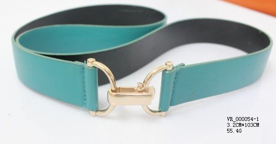 Wide 3.2cm rose gold Buckle Cloth Belts For Women skirt / lady’s dress / trousers
