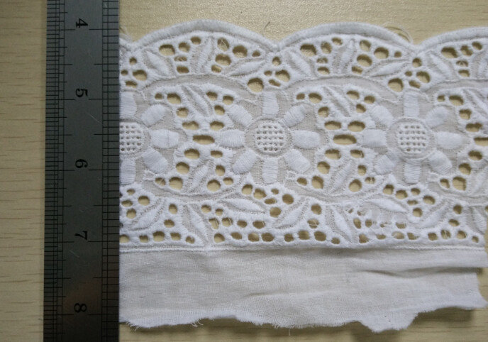 Nature cotton lace fabric Decorative Lace Trim For Clothes Fashion
