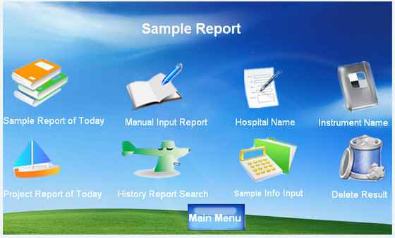 Triglyceride /Glucose Semi Automated Biochemistry Analyzer With Real Time Reaction Curve