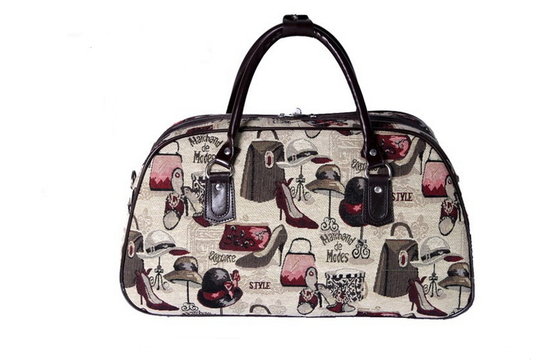 Portable lightweight Jute cloth travel bags with adjustable shoulder strap