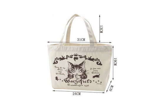 Environment - friendly Canvas Cloth Shopping bag for Charity activities promotion