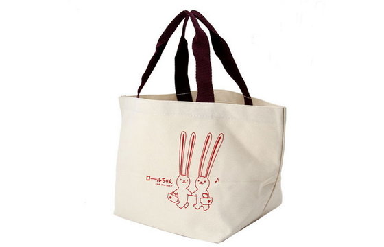 Customized lightweight advertizing Cloth Canvas Shopping Bag for supermarket