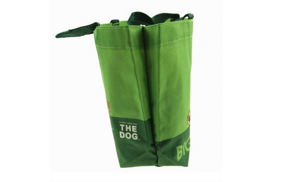 Eco friendly reuseable green cloth shopping bag foldable , Small picnic bags