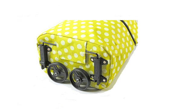 Portable waterproof 1680D Oxford foldable trolley shopping bag for olders