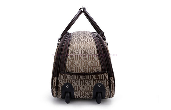 Dual handle trolley travel bag / suitcases for businessmen , Front back pocket outside