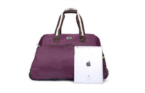 Oxford fabric roller gear bag for women ,  trolley travel duffel bag