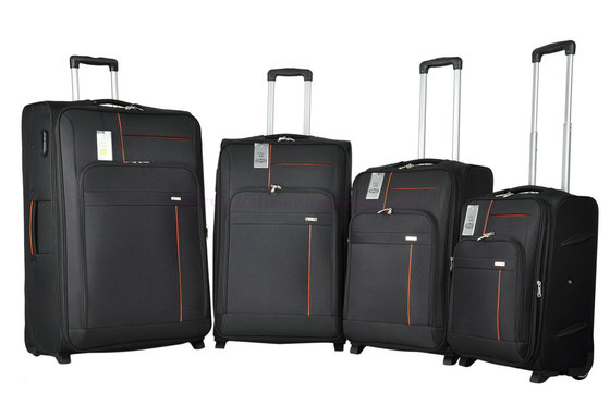 Customized trolley travel bag wheeled luggage with coded lock