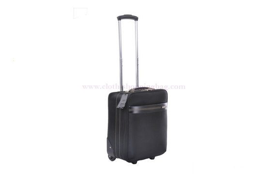 Customized 20 inch cloth travel bags , trolley business luggage suitcase