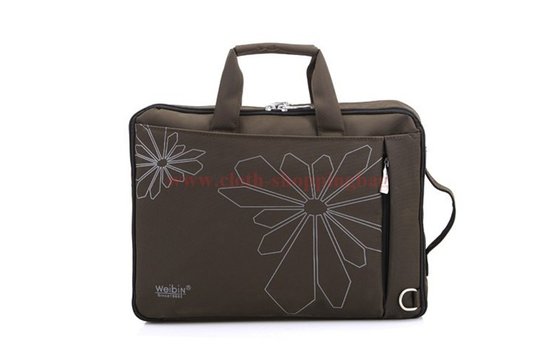 Functional dedicate large 14'' nylon laptop bag with two carrying handles