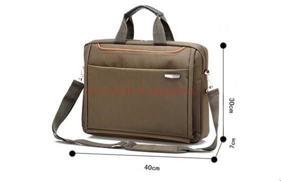 Purple waterproof nylon businesswomen laptop bag , business briefcase