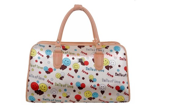 Durable Oxford fabric Cloth Travel bags with Logo / flower printing