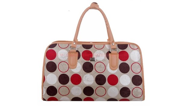 Water resistant lightweight cloth travel bags with large main compartment / logo printed