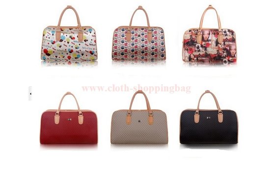 Flower Pattern Cloth Travel Bag