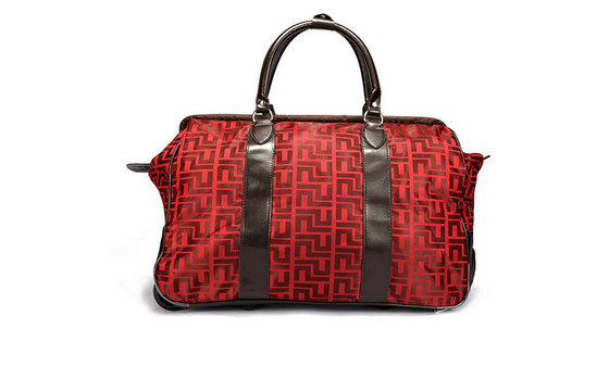 Large main compartment cloth travel bags with logo printing