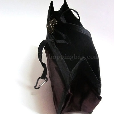 Purple rectangle travel cosmetic bag , wrinkle surface luxury cosmetic bag