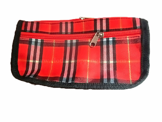 Colourful lightweight travel cosmetic bag with fade - less fabric , mini cosmetic pouch