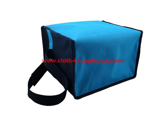 Waterproof foil travel cooler ice bag , blue zippered lunch bag