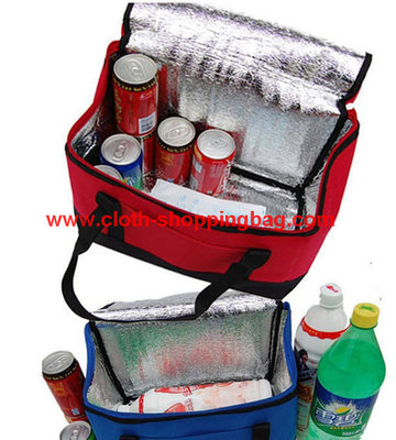 Waterproof black built lunch bag bag for takeouts , insulated cooler bags