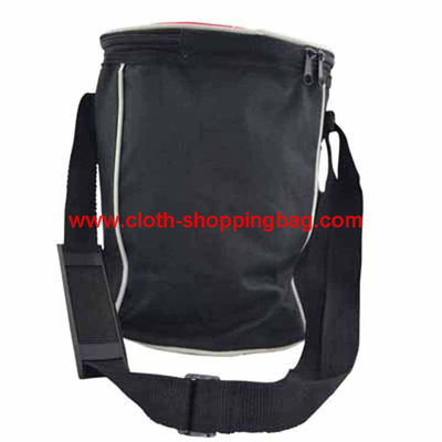 Red durable travel cooler beach bag top lunch box for office