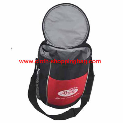 Red durable travel cooler beach bag top lunch box for office