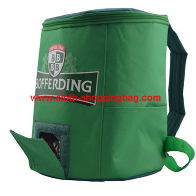 Eco-friendly Cylindrical built insulated lunch bag  for picnic