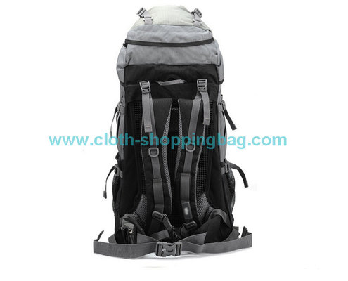 Customized durable 50L 1680D polyester fabric mountain climbing bags