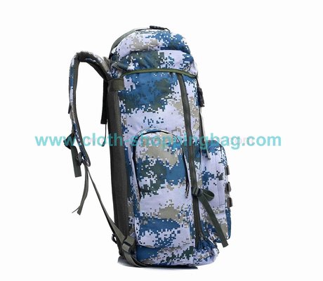 Waterproof nylon material camping gear backpack with adjustable straps
