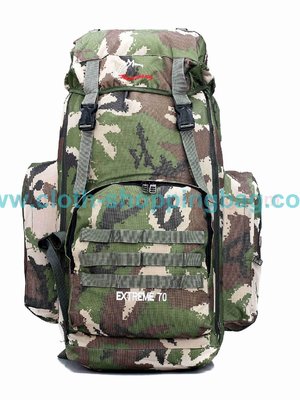 Custom Huge capacity durable camping gear backpack for outdoor sports