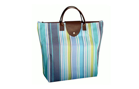 Durable waterproof foldable recyclable shopping bags for travel