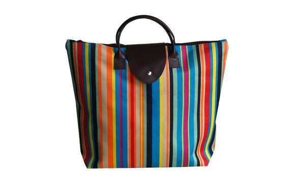 Durable waterproof foldable recyclable shopping bags for travel
